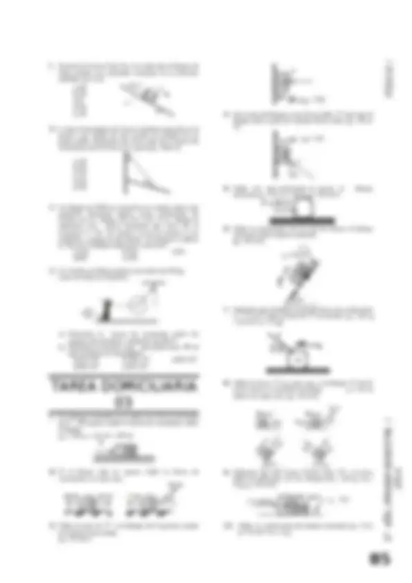 EJERCICIOS DE ESTÁTICA Y DINÁMICA | Ejercicios de Física | Docsity