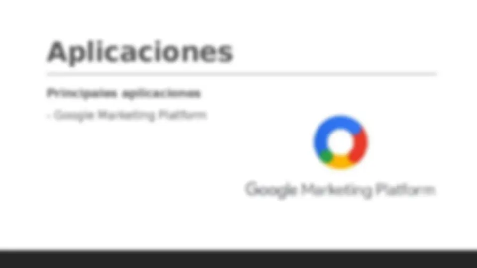 Tecnologías de Google: Aplicaciones Principales y Nuevas Funcionalidades | Diapositivas de ...