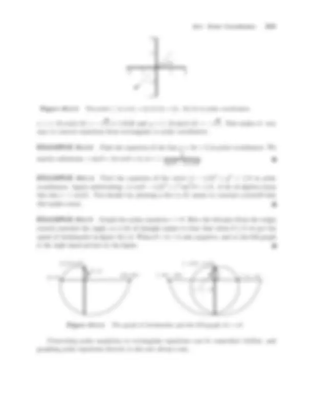 Calculus :Polar Coordinates Parametric Equations | Lecture notes Vector ...