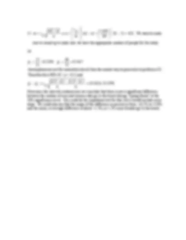 Statistics Exam III - Problem Solving with Confidence Intervals and ...