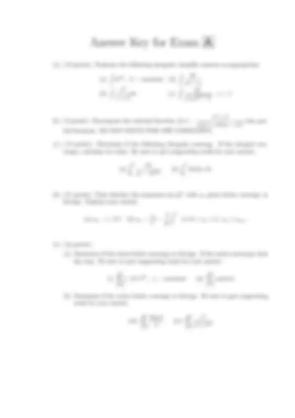 Fall 2005 Calculus Exam: Integrals, Rational Functions, Sequences, and Series | Exams ...