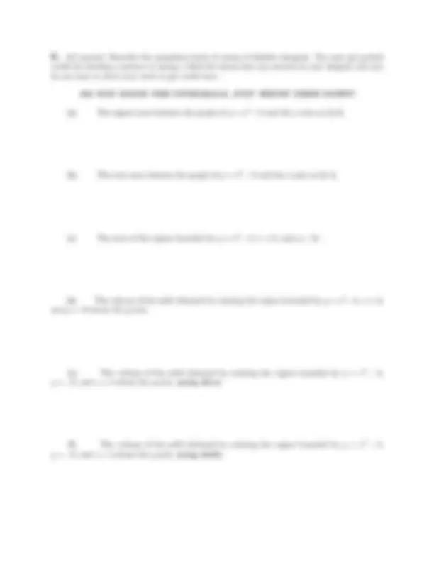 Math 235 Exam III | Exams Calculus | Docsity