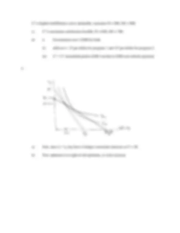 Microeconomic Theory - Problem Set 2 - Answer Key | ECON 323 | Assignments Microeconomics | Docsity
