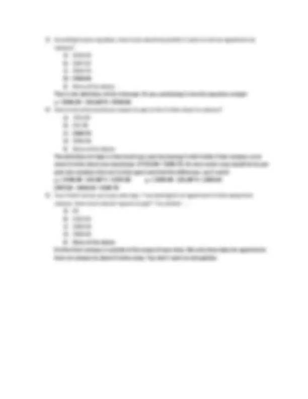 Statistical Analysis Exam 1 Solutions For Correlation Regression Hypothesis Testing Exams