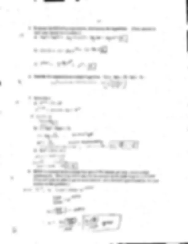 Precalculus Test 3: Solving Polynomials and Logarithmic Equations ...