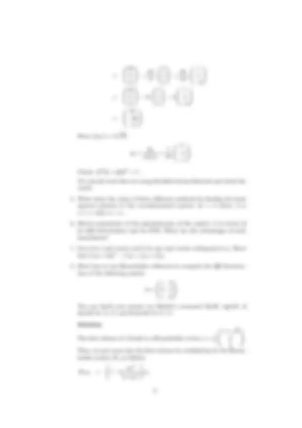 Exam Practice Problems | Numerical Linear Algebra | CSCI 5646 | Study ...