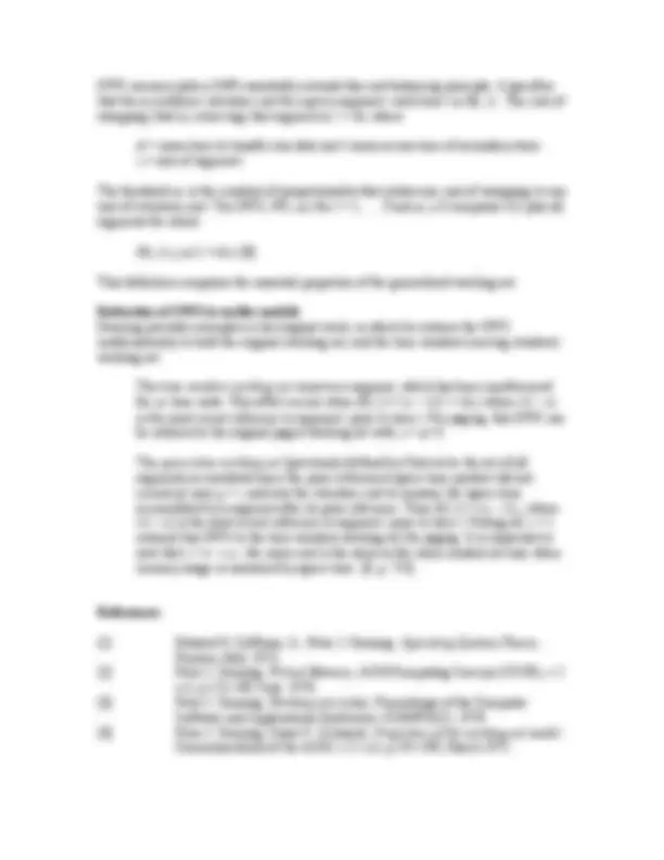 Evolution of Working Sets in OS: From Original to Generalized - Prof. U ...
