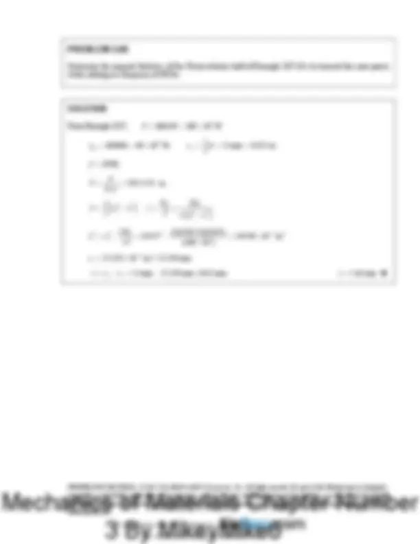 Solution Chapter 3 Mechanics of Materials by Beer & Johnson 7th Edition ...