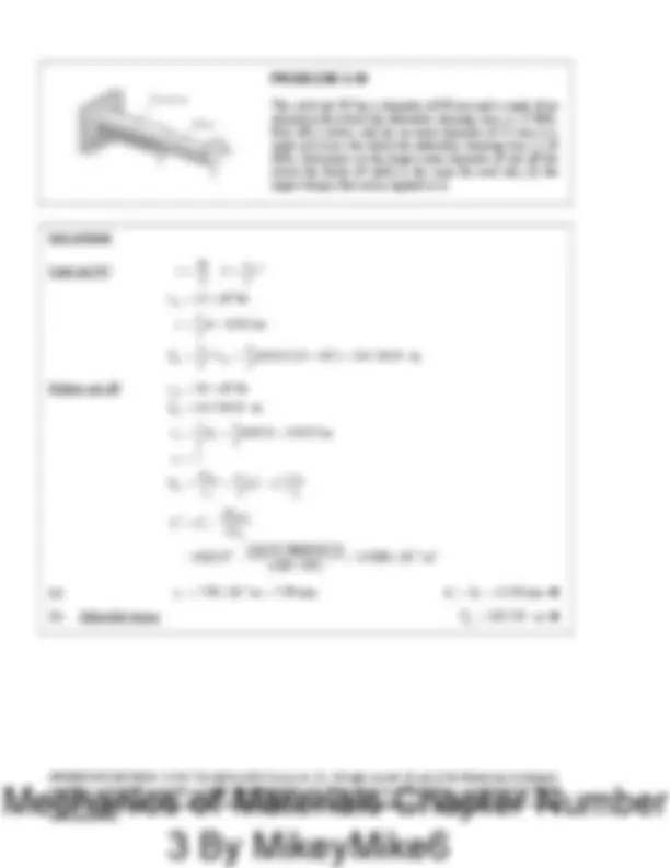Solution Chapter 3 Mechanics of Materials by Beer & Johnson 7th Edition ...