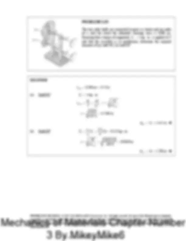 Solution Chapter 3 Mechanics of Materials by Beer & Johnson 7th Edition ...