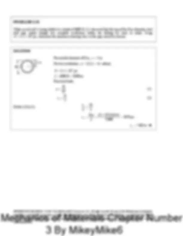Solution Chapter 3 Mechanics of Materials by Beer & Johnson 7th Edition ...