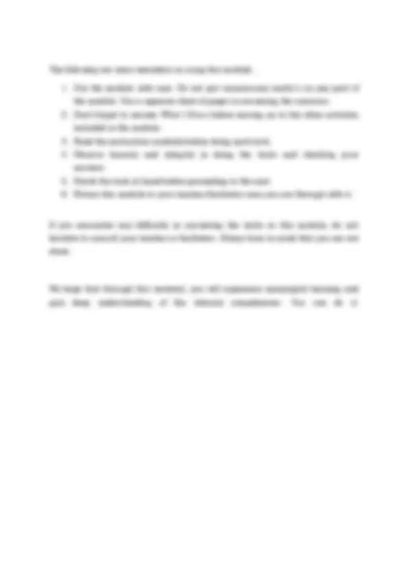 Tle9 module quarter1 | Lecture notes Technology | Docsity