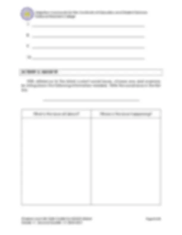 HUMSS Module in Humanities and Social Sciences | Assignments Humanities ...