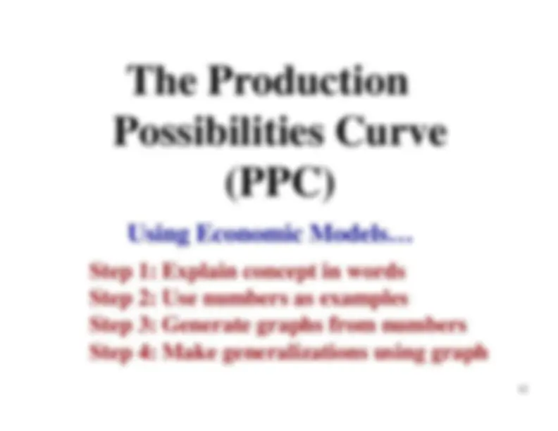 Basic Economic Concepts Unit Slides | Study notes Economics | Docsity