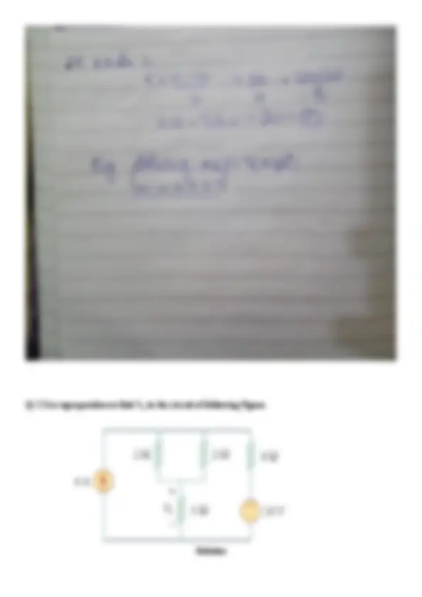 Electric Circuit Analysis Assignments | Assignments Electrical Circuit Analysis | Docsity