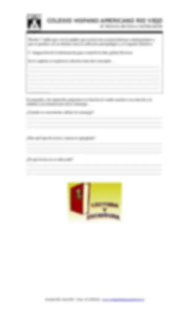 Guía de Taller Lectura y Escritura Tercero Medio: Procesando ...