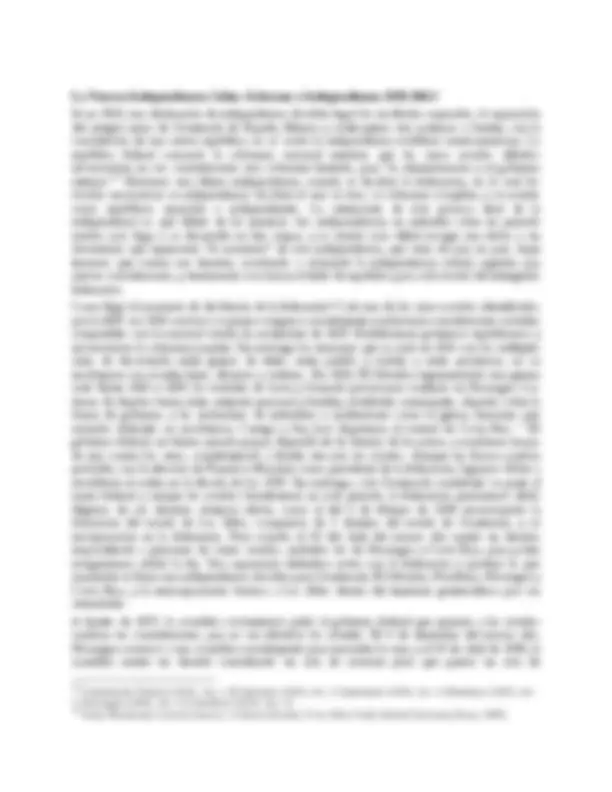 Evolución de la independencia centroamerica | Apuntes de Historia | Docsity