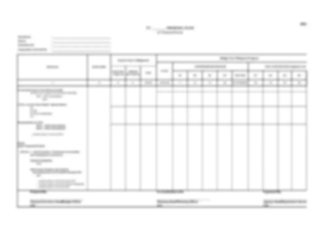 Budget and Financial Planning Document for FY ________ | Assignments ...