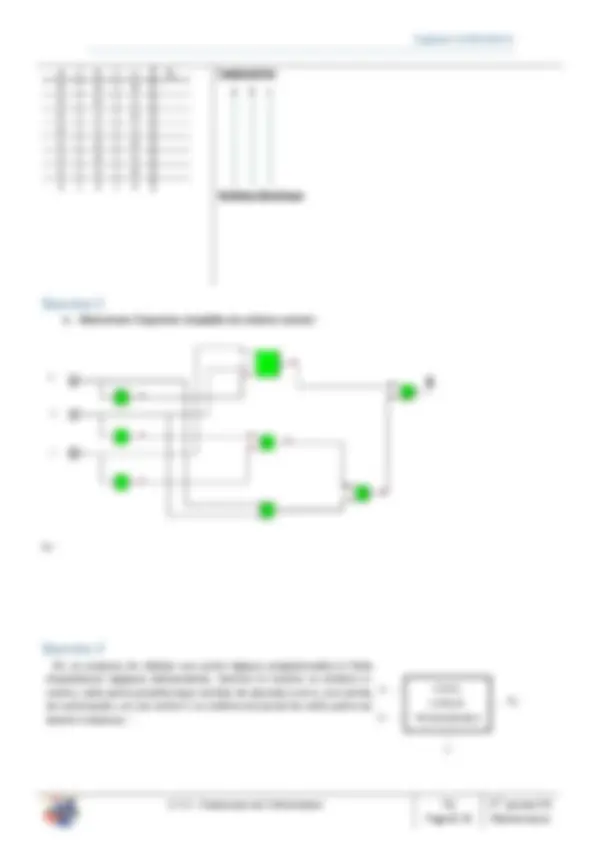 logique combinatoire | Exercises Logic | Docsity