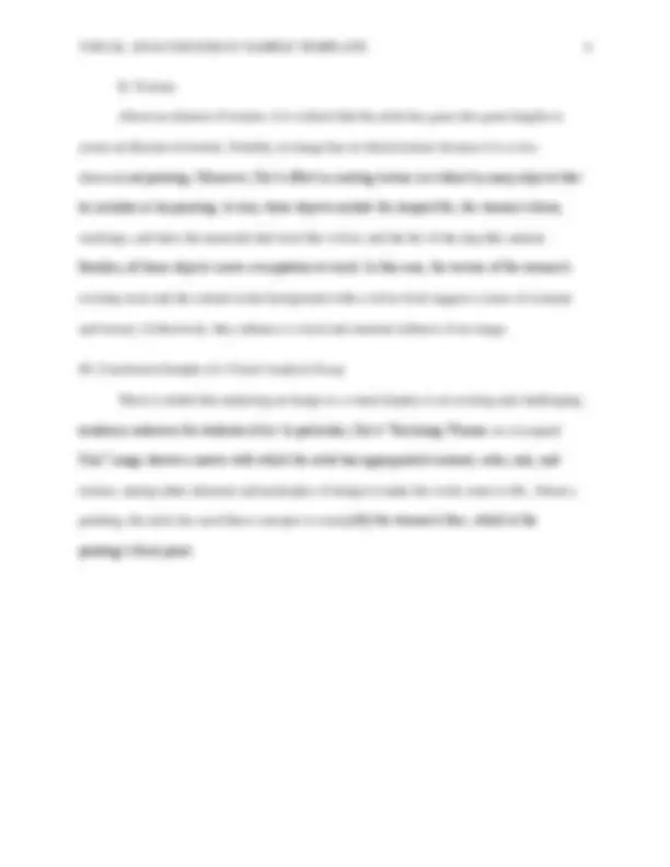 Template and Example of Writing a Visual Analysis Essay | Essays ...