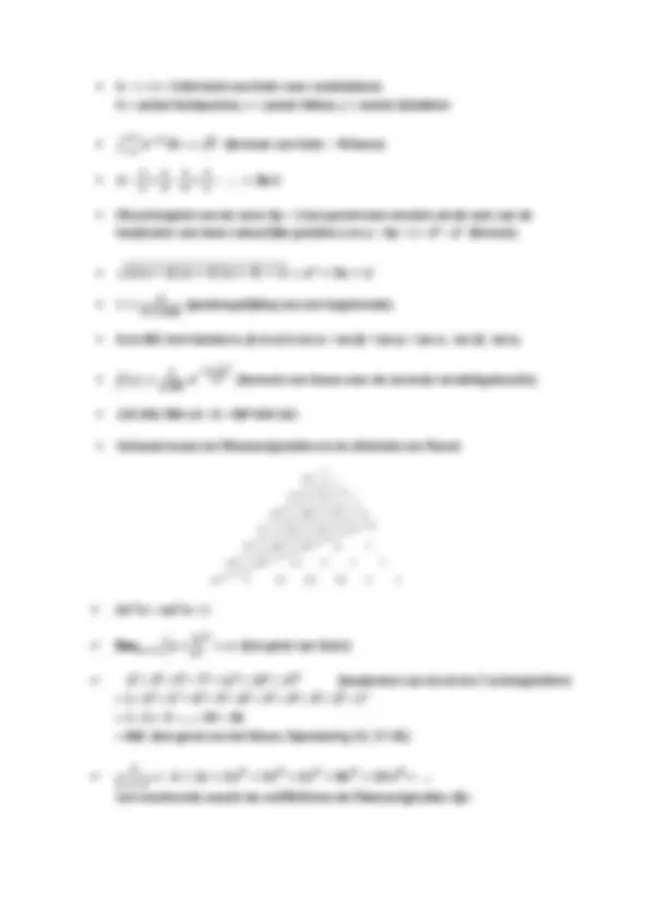 Formularium Wiskunde (Algebra) | Summaries Mathematics | Docsity
