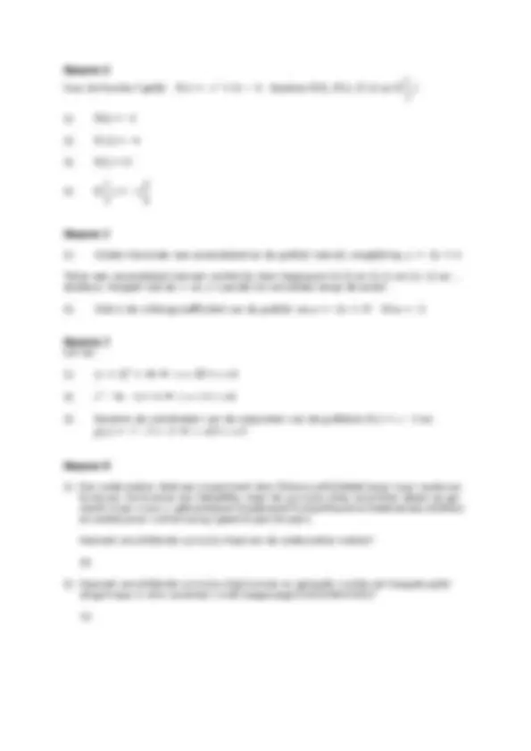 Wiskunde oefenmateriaal: antwoorden op de opgaven | Exercises Mathematics | Docsity