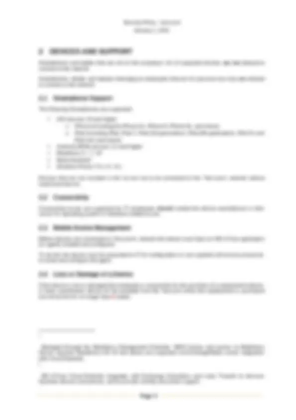 Test.com Mobile Device Security Policy: Acceptable Use, Devices, and ...