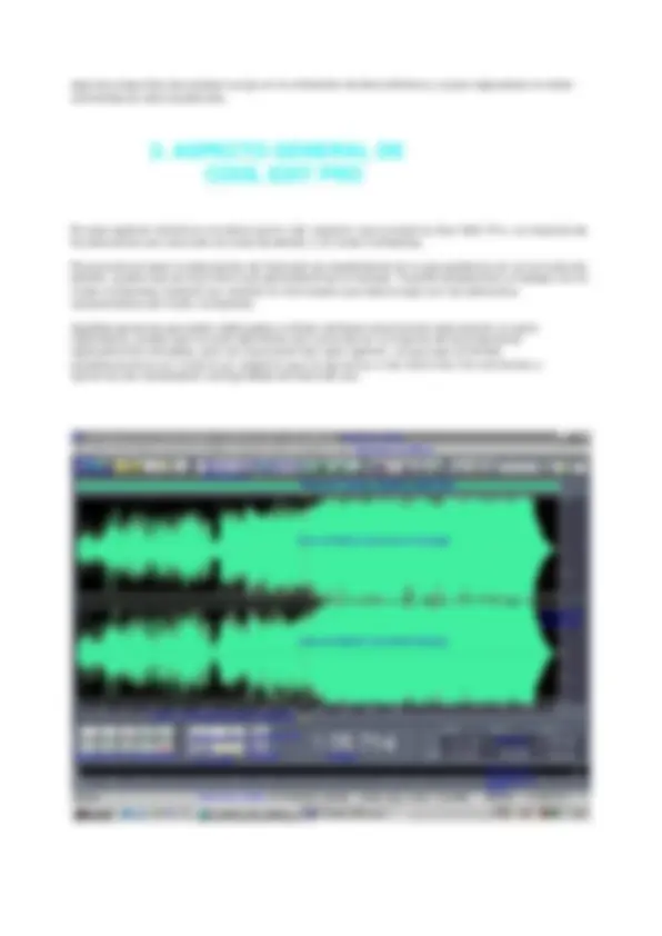 manual de cool edit ultima version. | Apuntes de Imagen y Sonido | Docsity