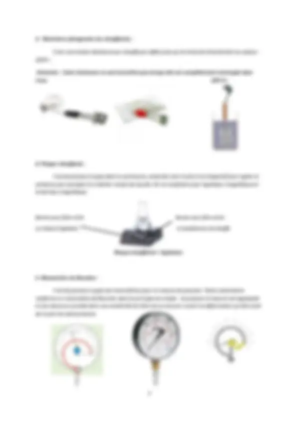 TP thermodynamique S4 physique | Cheat Sheet Thermodynamics | Docsity