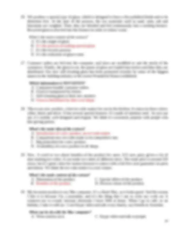 Tài liệu bổ trợ HA6- Speakout. | Exercises English Language | Docsity
