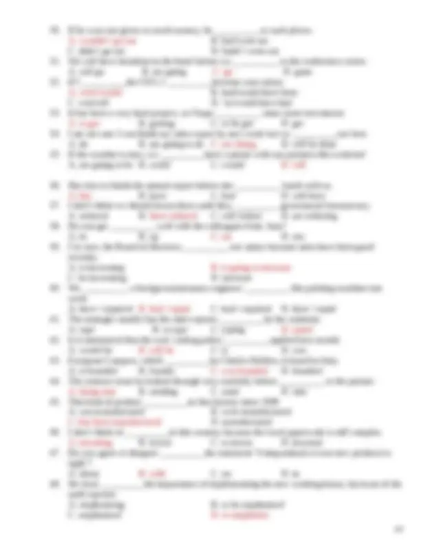 Tài liệu bổ trợ HA6- Speakout. | Exercises English Language | Docsity