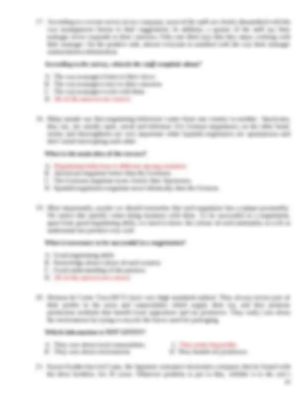 Tài liệu bổ trợ HA6- Speakout. | Exercises English Language | Docsity