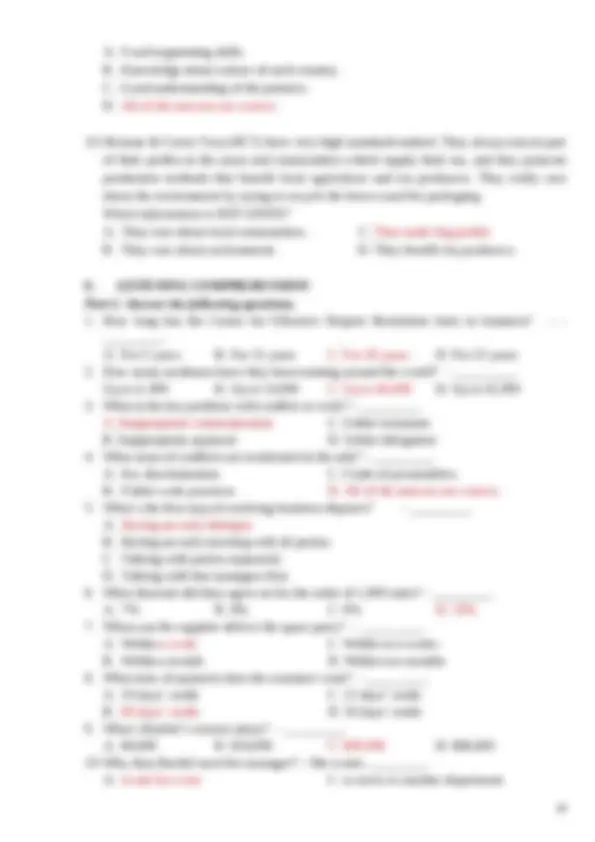 Tài liệu bổ trợ HA6- Speakout. | Exercises English Language | Docsity