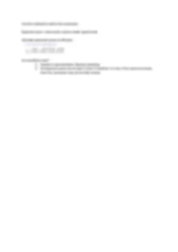Chi squared tests and expected counts | Cheat Sheet Statistics | Docsity