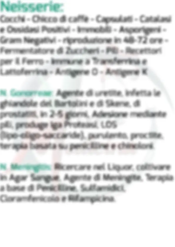 Caratteristiche e Classificazione degli Stafilococchi | Appunti di Microbiologia | Docsity