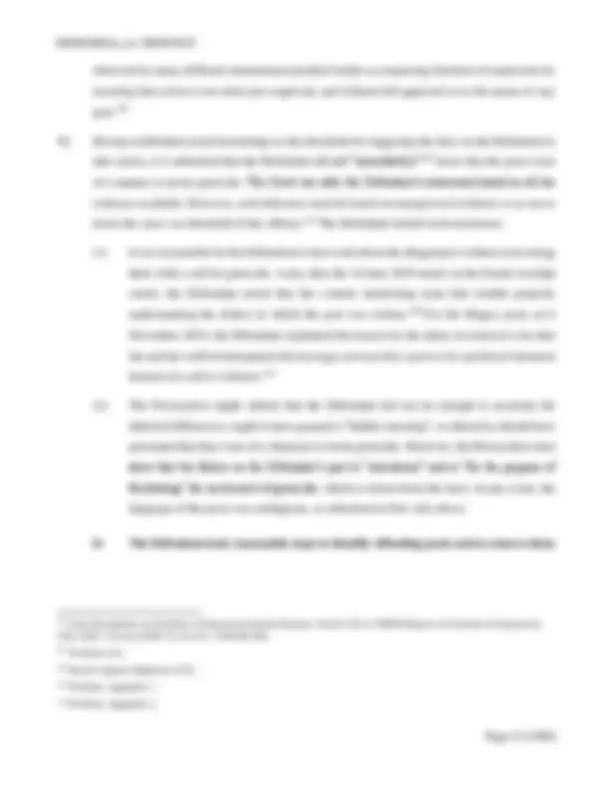 Memorial moot court - criminal | Assignments Mock Trial and Moot Court ...