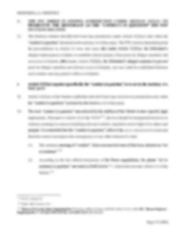 Memorial moot court - criminal | Assignments Mock Trial and Moot Court ...