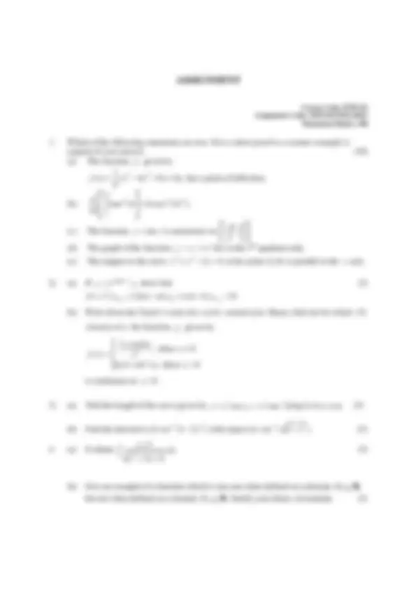 Ignou Bsc Maths Assignment | Assignments Mathematics | Docsity