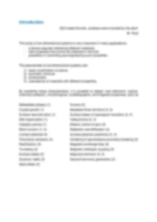 Physics of Low Dimensional Systems I: Principles | Appunti di Fisica ...