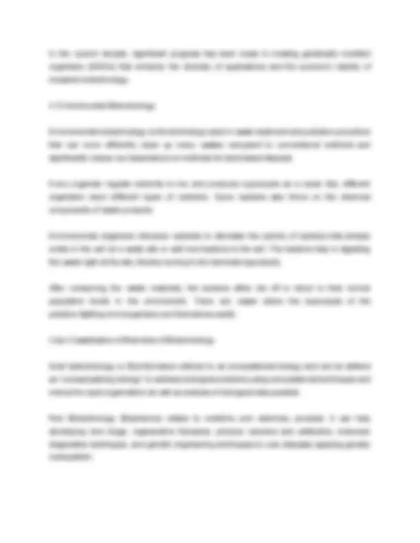 Molecular biology Biotechnology essay | Assignments Molecular biology ...