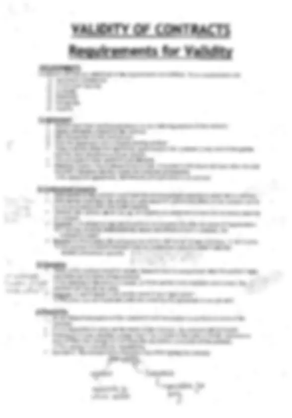 Law of Contract study notes | Study notes Contract Law | Docsity