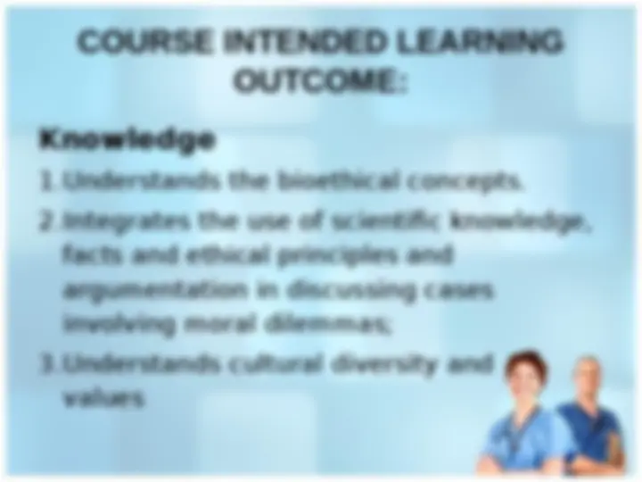Bioethics Course: Understanding Ethical Concepts and Principles in ...