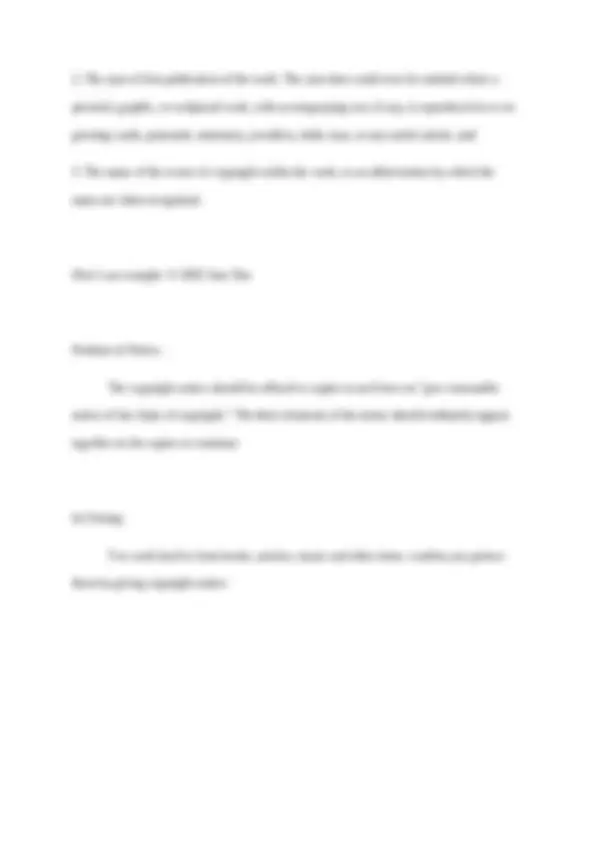 How To Give Notice of Copyright On Your Works | Essays (university) Law ...