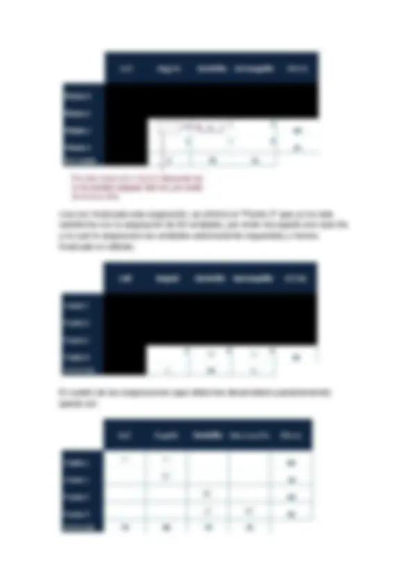 Ejercicios de Vogel, solver | Exámenes de Ingeniería | Docsity