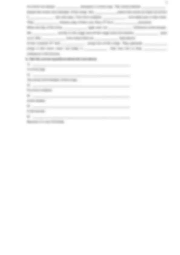 Ejercios presente simple continuo | Ejercicios de Inglés | Docsity