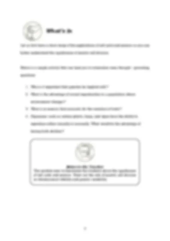 General Biology module 1 quarter 1 | Lecture notes Biology | Docsity