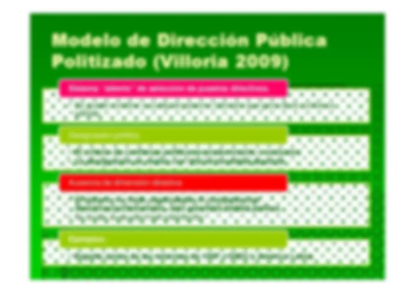 Función Directiva en Administraciones Públicas: Política y Modelos de ...
