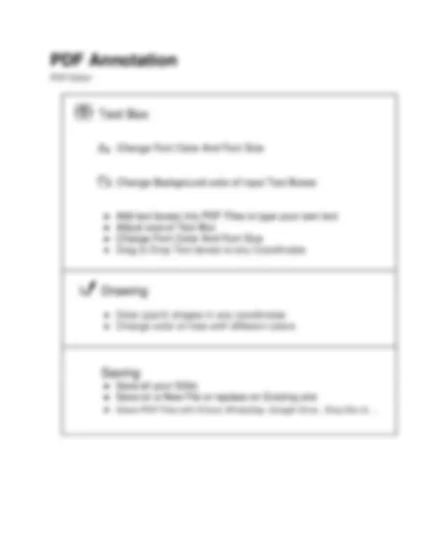 PDF Editor User Manual: Features and Functionalities - Prof. Shan | Summaries Finance | Docsity