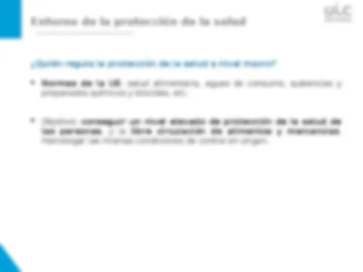 Protección de la Salud: Legislación y Ambito de Actuación | Diapositivas de Salud Pública | Docsity