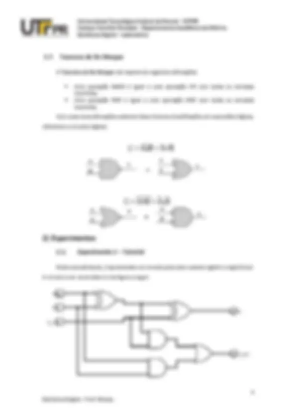 Roteiro sobre Portas Logicas | Exercícios Circuitos Elétricos | Docsity